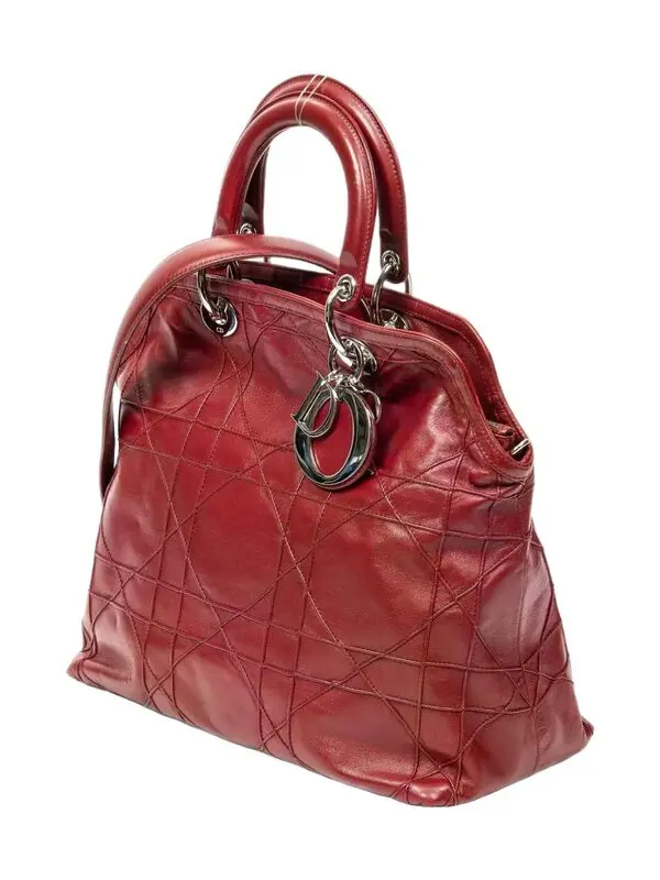 Dior Medium Granville Tote Bag - Red
