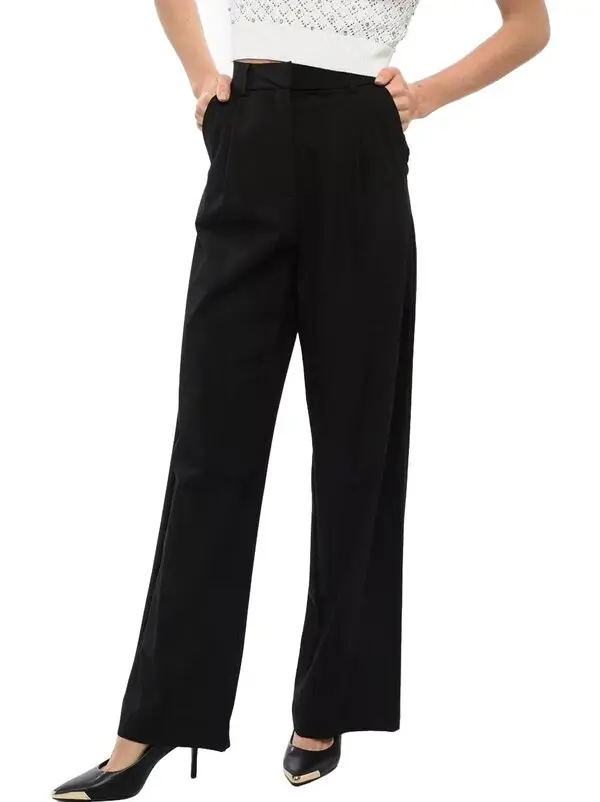 John Richmond Pleated Trousers - Black