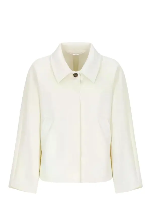 EMME Spread Collar Raglan Sleeve Jacket - Neutrals