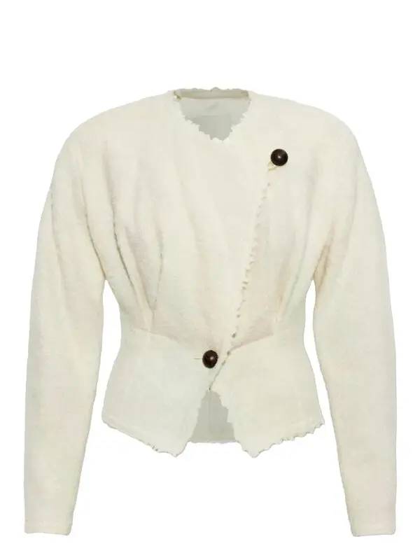 Isabel Marant Étoile Frayed-edge Tweed Jacket - Neutrals