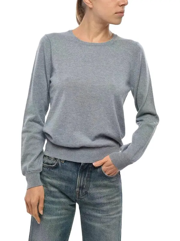 Malo Crew Neck Long Sleeve Sweater - Blue