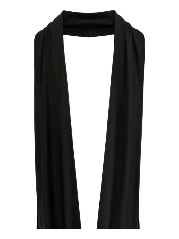 Elisabetta Franchi Draped Halter Bodysuit - Black