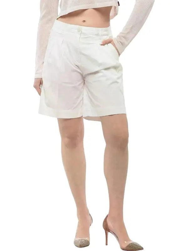 Woolrich Pleated Shorts - White