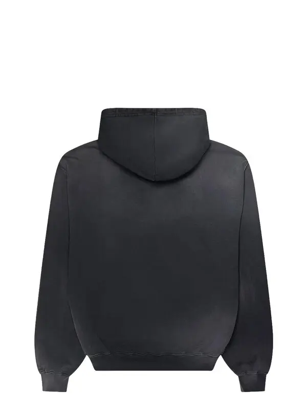SATOSHI NAKAMOTO Ice Stud Embellished Hoodie - Black