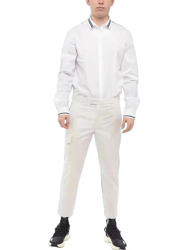 Neil Barrett Beige Cargo Skinny Fit Trousers - Neutrals
