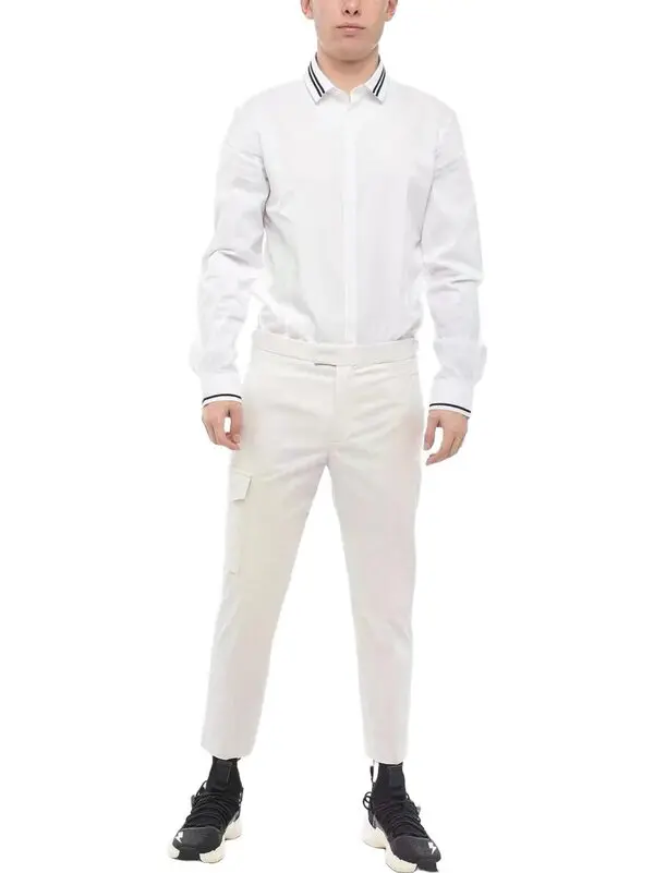 Neil Barrett Beige Cargo Skinny Fit Trousers - Neutrals