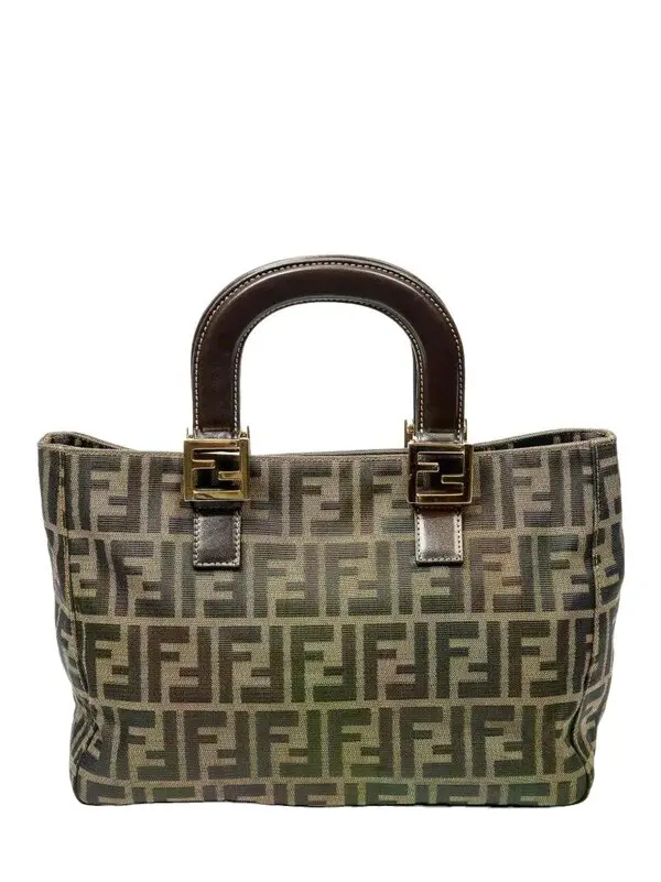Fendi Small Zucca-pattern Tote Bag - Brown