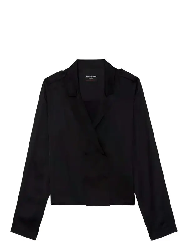 Zadig&Voltaire Tussi Double-breasted Blouse - Black