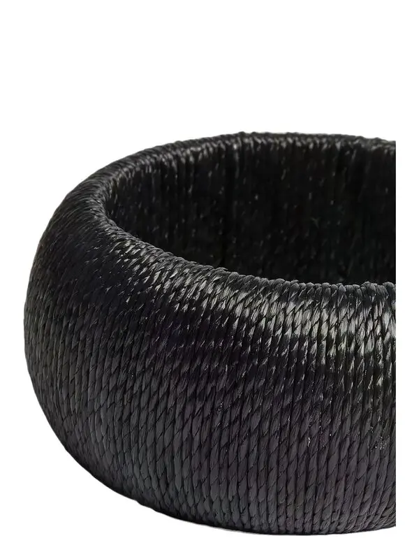 Liviana Conti Woven Slip-on Bangle - Black