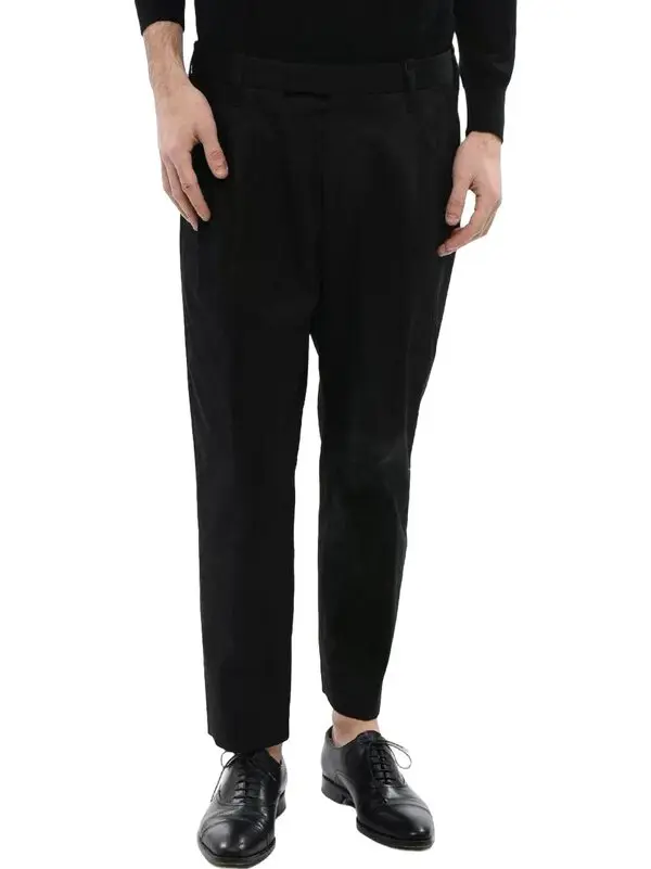 Neil Barrett Mick Pleated Slim Fit Trousers - Black