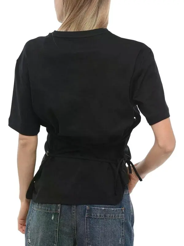 John Richmond Cotton Logo Print T-shirt - Black