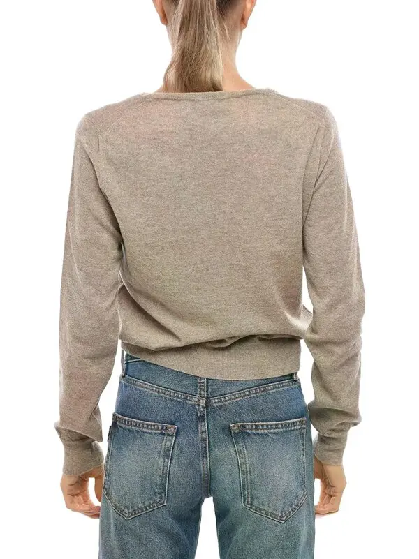 Malo Crew Neck Long Sleeve Sweater - Neutrals