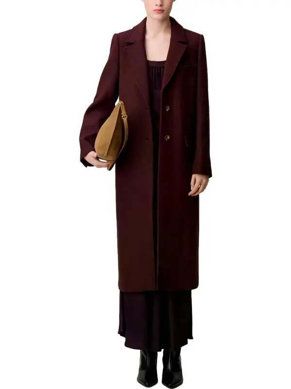 Claudie Pierlot Single-breasted Coat - Red