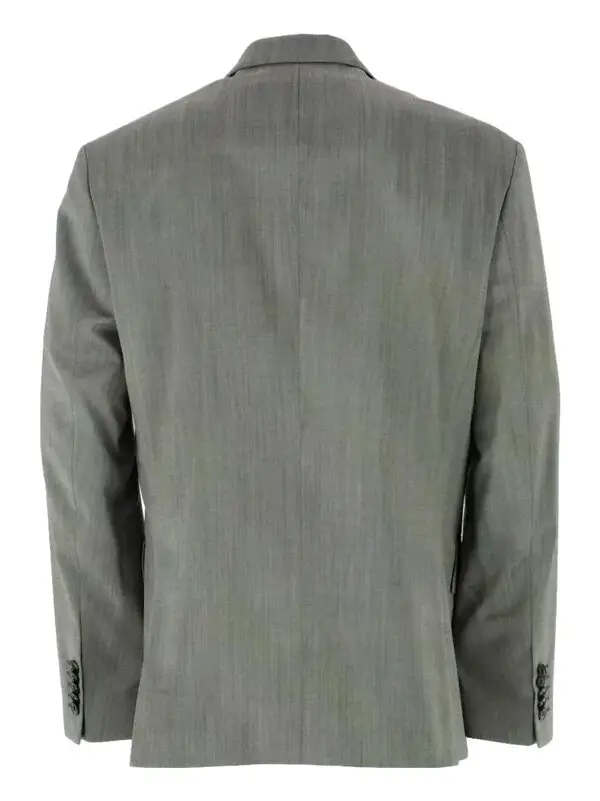 Hugo Double-breasted Peak-lapel Jacket - Grey