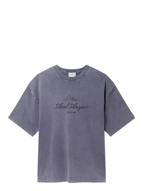Axel Arigato Nyc Washed Sky T-shirt - Blue