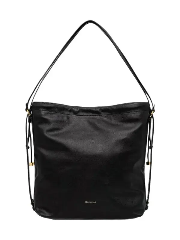 COCCINELLE Drawstring Tote Bag - Black