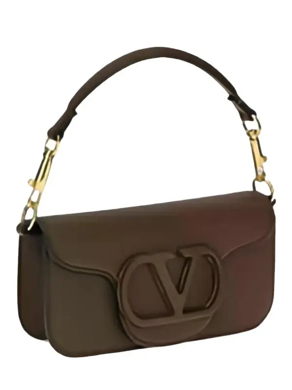 Valentino Garavani Mini Locò Leather Tote Bag - Brown