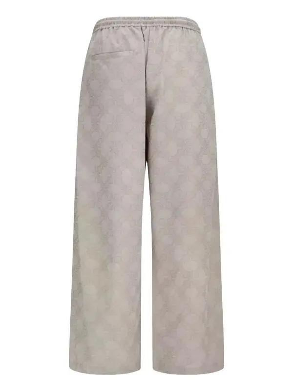 Off-White Arrows Monogram Wide-leg Trousers - Neutrals