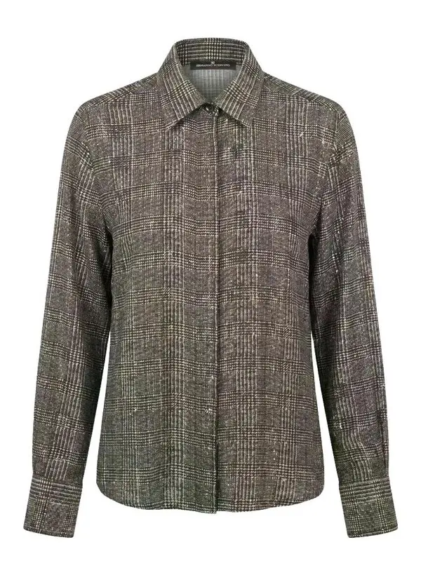 Ermanno Scervino Prince Of Wales Check Shirt - Grey