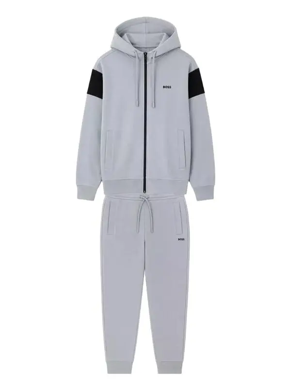 BOSS Logo-print Tracksuit - Grey