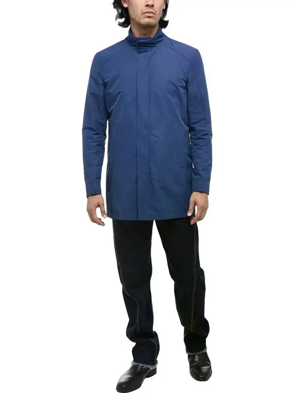 Corneliani Side-pocket Trench Coat - Blue