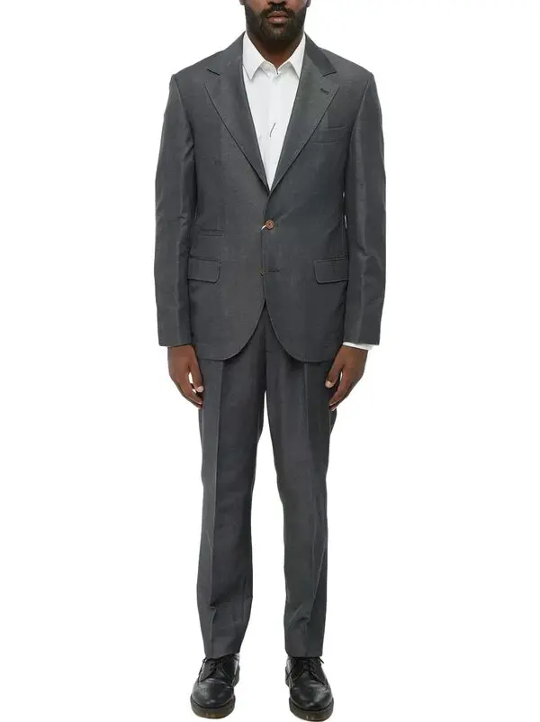 Brunello Cucinelli Single-breasted Suit - Grey