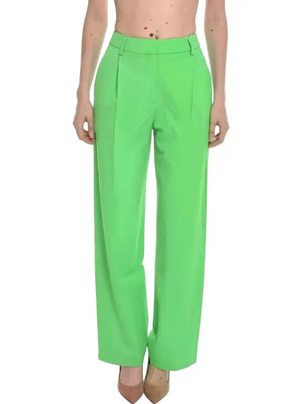 SAMSOE SAMSOE Paola Pleated Trousers - Green