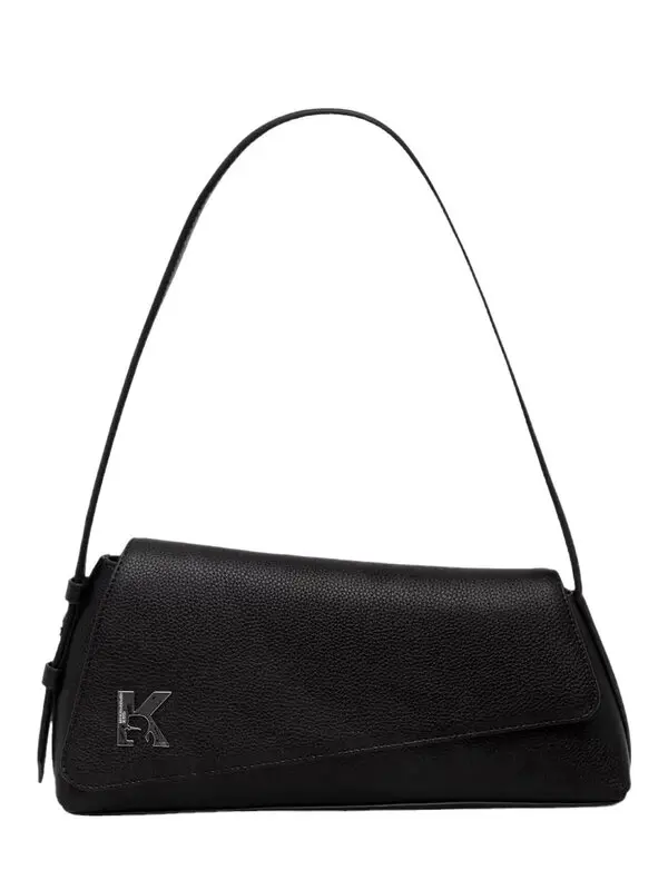 Karl Lagerfeld Logo-plaque Shoulder Bag - Black