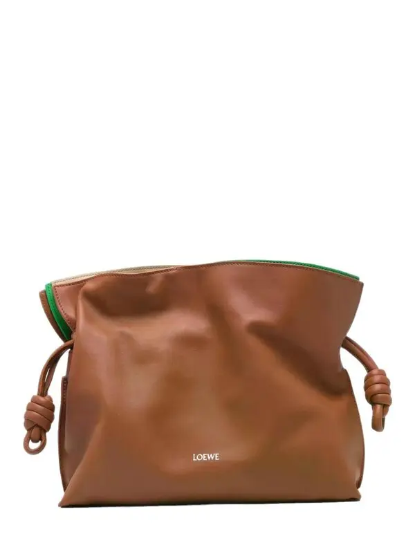 Loewe Flamenco Clutch Bag - Brown