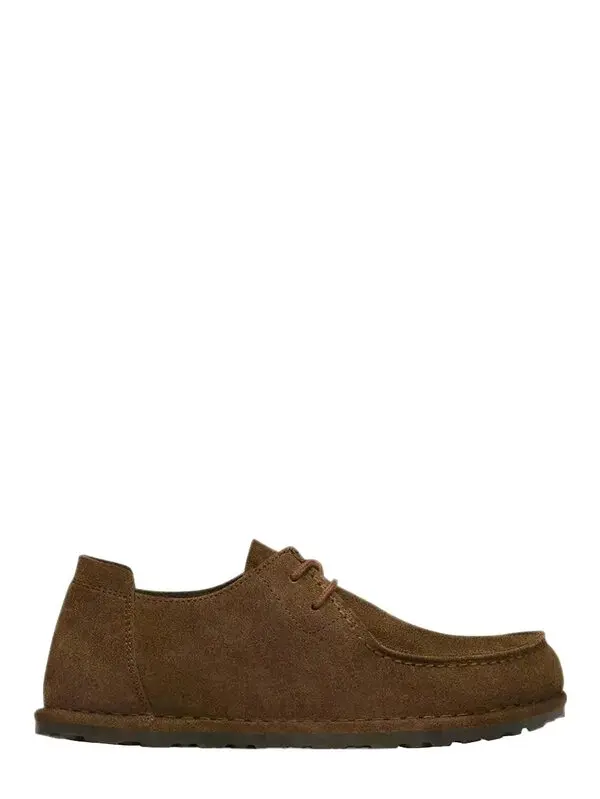 BIRKENSTOCK Suede Lace-up Loafers - Brown