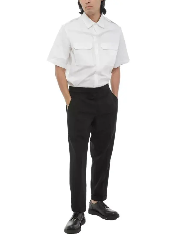 Neil Barrett Elasticated Waistband Trousers - Black