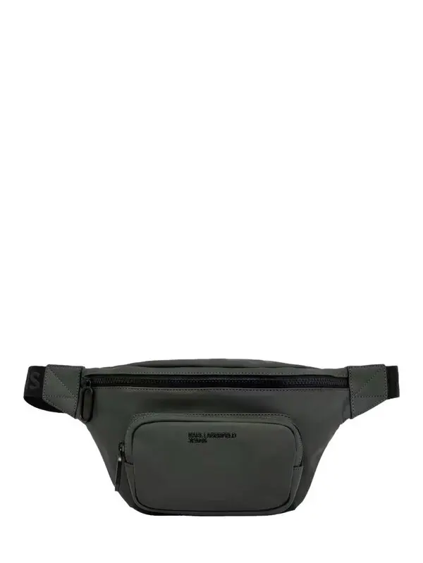 Karl Lagerfeld Logo-embossed Belt Bag - Green