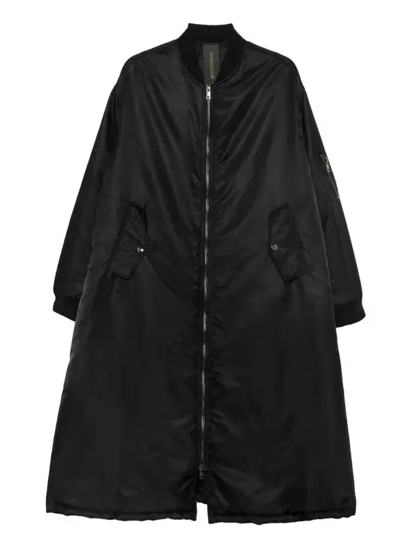 GIORGIO BRATO Zip-up Coat - Black