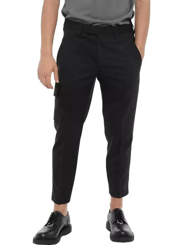Neil Barrett Skinny-fit Belt-loop Cargo Pants - Black