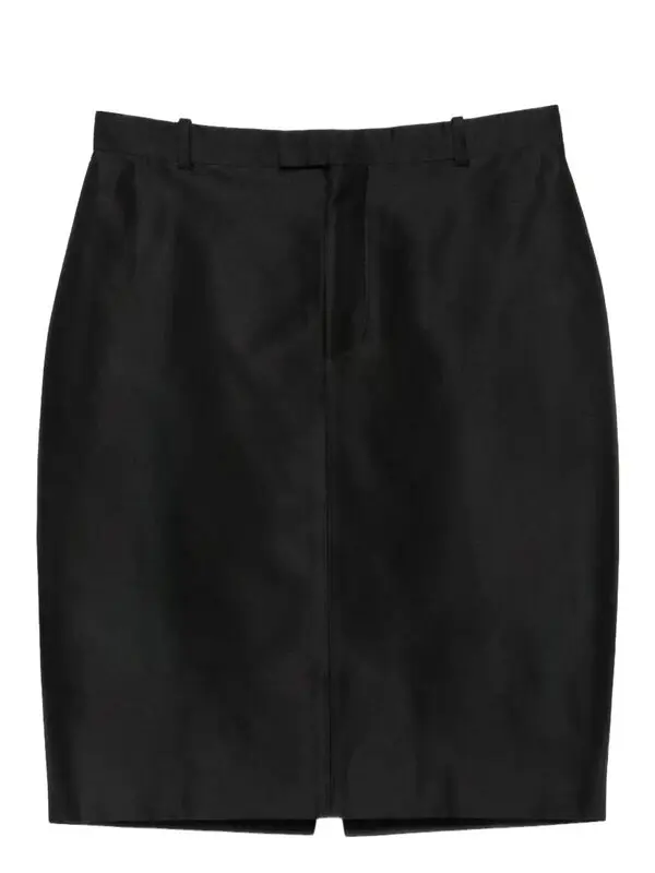 Gucci Rear Slit Straight Hem Skirt - Black