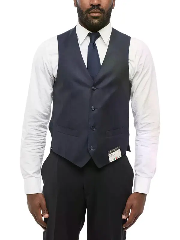 Corneliani V-neck Waistcoat - Blue