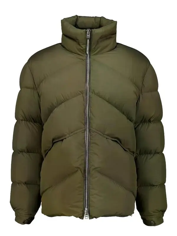 TOM FORD Chevron Quilted Padded Jacket - Green