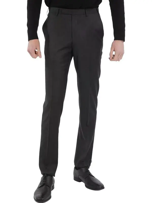Corneliani Tailored Wool Trousers - Grey