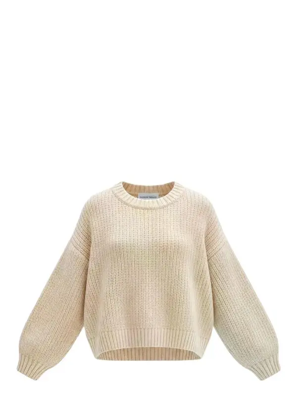 EMERSON RENALDI Ribbed-knit Crew-neck Sweater - Neutrals
