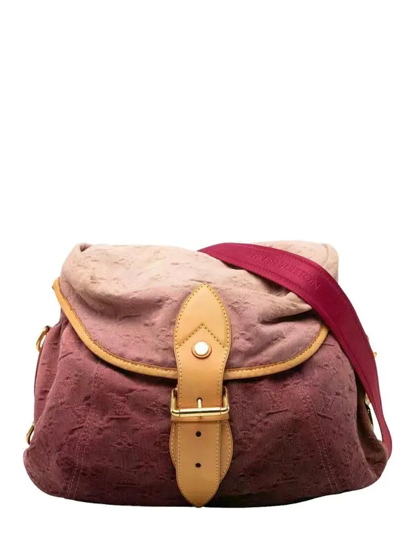 LOUIS VUITTON Monogram Denim Sunshine Crossbody Bag - Pink