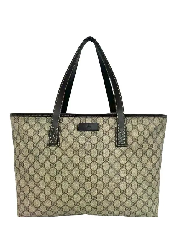 Gucci Gg Supreme Tote Bag - Neutrals