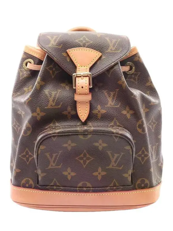 LOUIS VUITTON Monogram Mini Montsouris Backpack - Brown