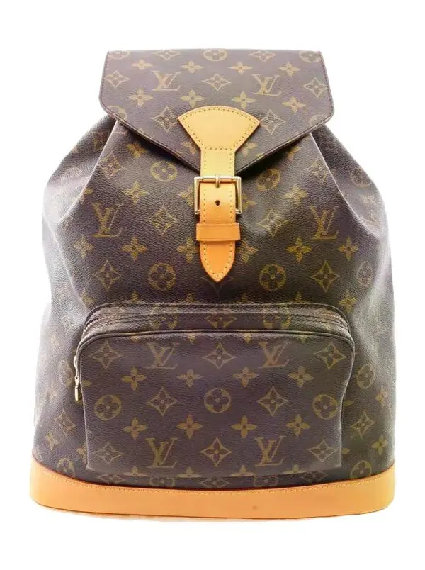 LOUIS VUITTON Monogram Montsouris Gm Backpack - Brown