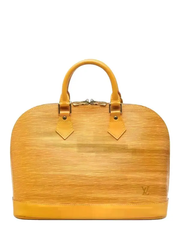 LOUIS VUITTON Epi Alma Pm Handbag - Yellow
