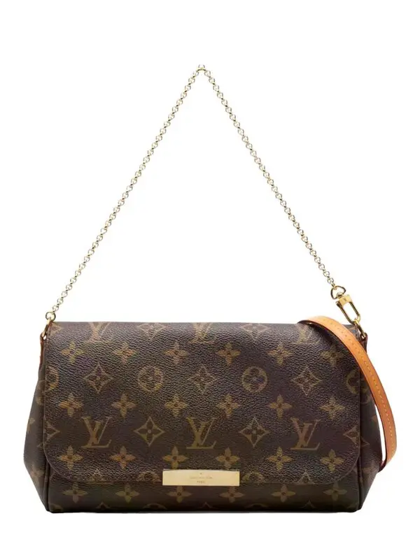 LOUIS VUITTON Monogram Favorite Mm Satchel - Brown