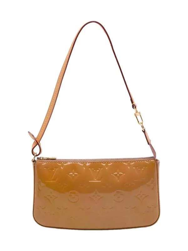 LOUIS VUITTON Monogram Vernis Pochette Accessoires Shoulder Bag - Brown