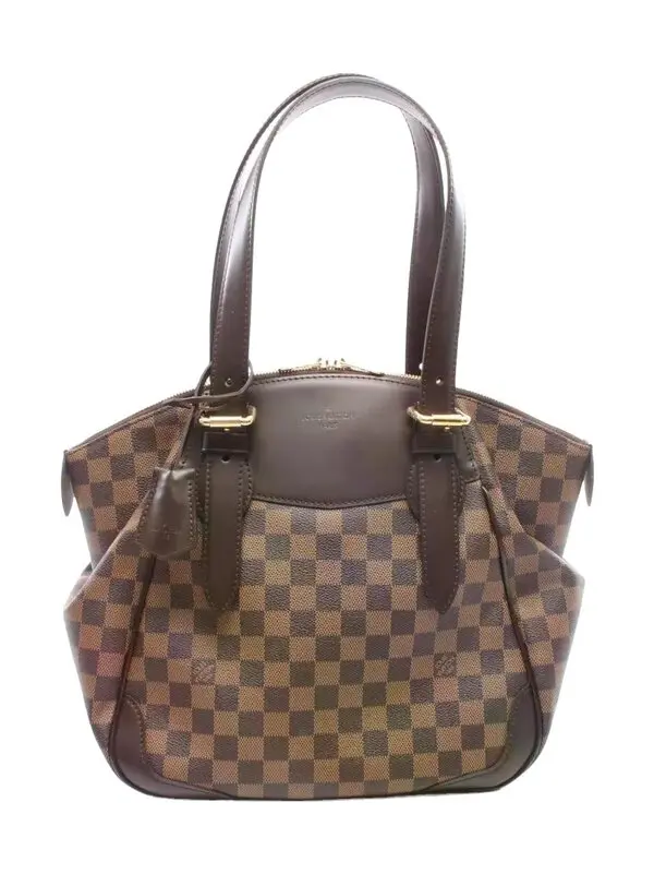 LOUIS VUITTON Damier Ebene Verona Mm Shoulder Bag - Brown