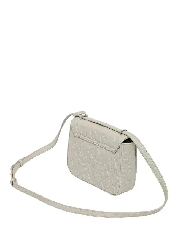 Armani Exchange Logo-embossed Crossbody Bag - Neutrals