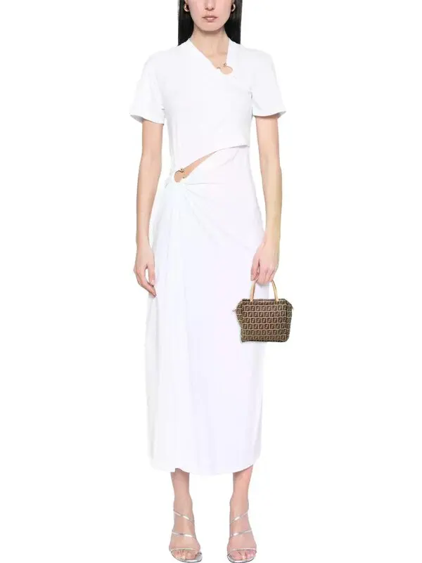 Fendi Mini Zucchino Canvas Handbag - Neutrals