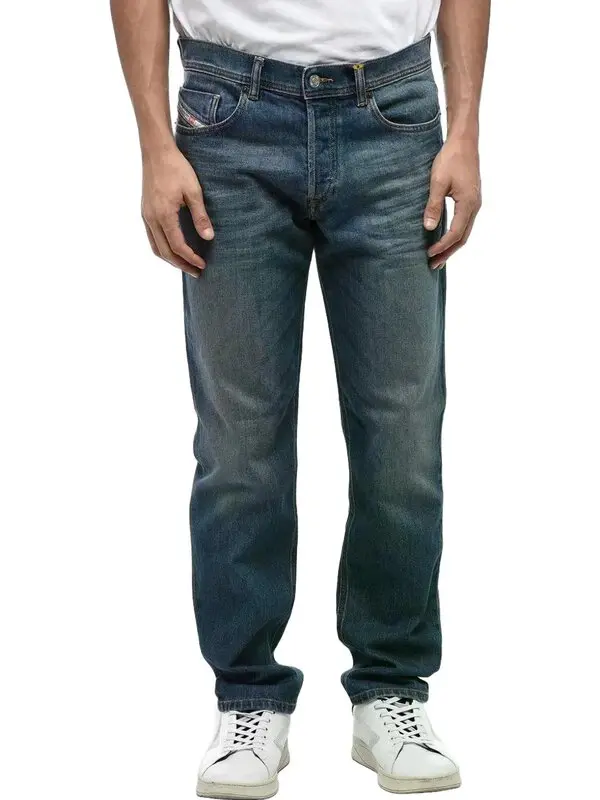 DIESEL® D-definitive Tapered Fit Jeans - Blue